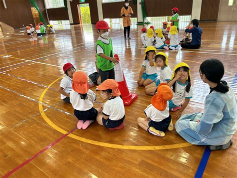 こども園の園児さん来校 豊北小日記