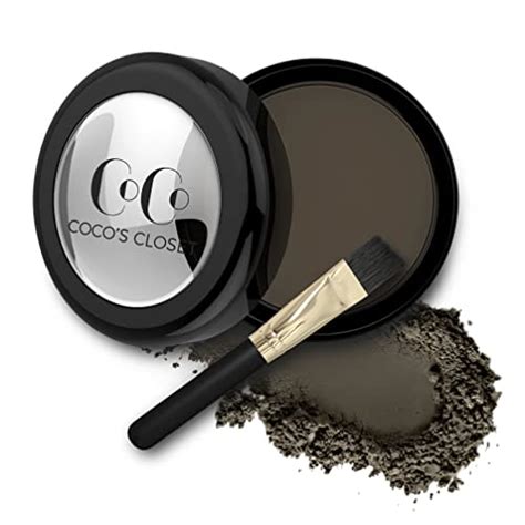 Cocos Eyebrow Powder Makeup Kit Soft Charcoal Tinted Shadow And Brow