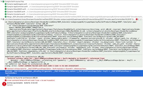 Swift Strange Scenekit Linker Error In Xcode 8 Beta 6 Stack Overflow