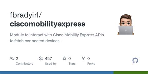 GitHub Fbradyirl Ciscomobilityexpress Module To Interact With Cisco Mobility Express APIs To