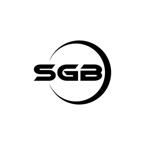 Sgb Letter Logo Design In Illustrator Vector Logo Calligraphy Designs
