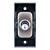 Selectric SGRID GRID Satin Chrome A Intermediate Toggle Switch Module Black Insert