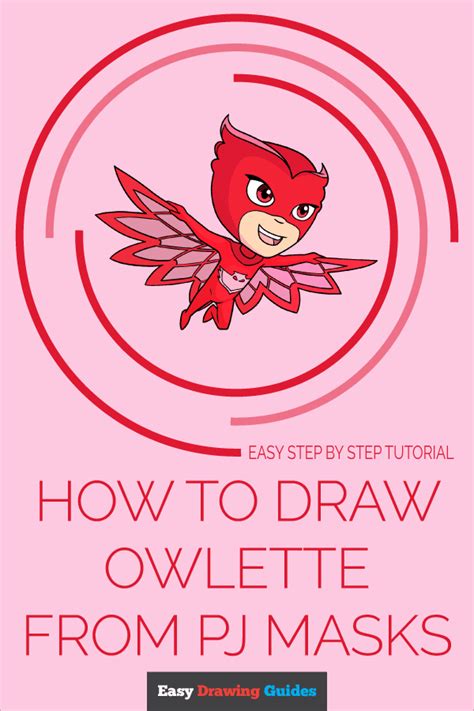 How To Draw Owlette From Pj Masks Really Easy Drawing Tutorial