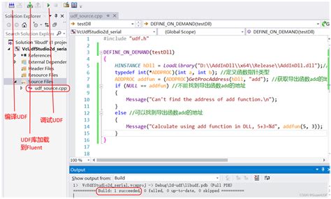 fluent udf中动态调用动态链接库dll fluent加载第三方 c fortan等 动态链接库 csdn博客