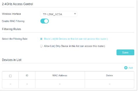 How To Set Up MAC Filtering Of TP Link Cable Modem Routers New Logo