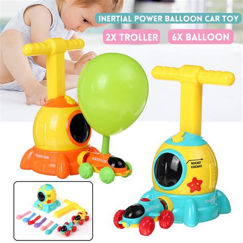 Abs Plastic Inertial Power Balloon Car 6 Balloon Intellectual