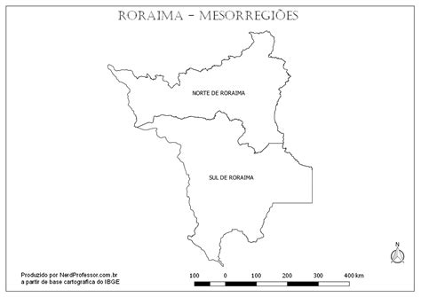 Mapas De Roraima Nerd Professor