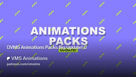 Vms Animations Packs Big Update Vms Animations In 2024 Animation