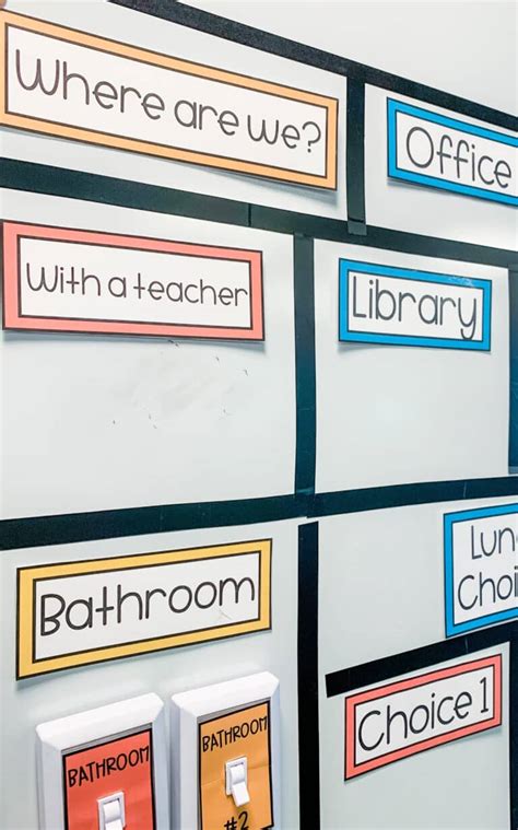 Classroom Management How To Set Up A Classroom Command Center Libby