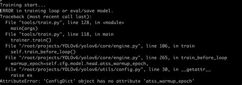 Fix Bug Of Training V6 RepOpt No Attribute Atss Warmup Epoch By