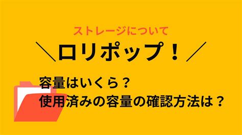 ロリポップ！の容量は？ディスク使用量を確認する方法はある？ 本気サーバー