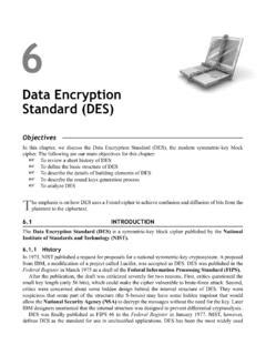 Data Encryption Standard DES Cleveland State University Data