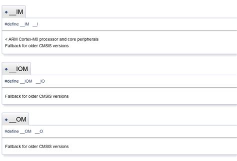 SVDconv And Documentation Of IM OM IOM Issue ARM Software CMSIS GitHub