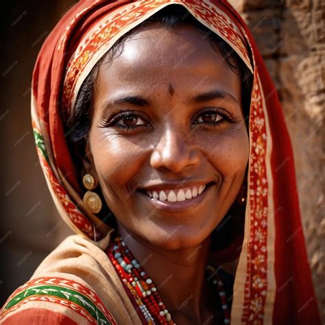 Premium Photo Eritrean Woman From Eritrea Typical National Citizen