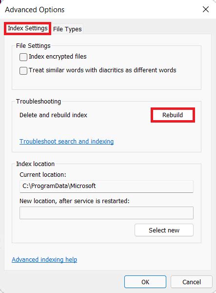 How To Configure Indexing Options On Windows Techcult