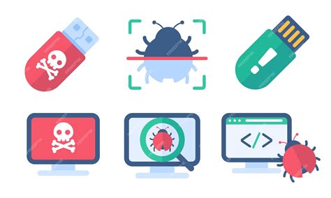 Premium Vector Protection Against Viruses From Computer Worms From Hackers