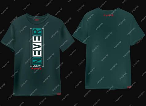 Premium Vector Vector Slogan Typography Mockup T Shirt Design