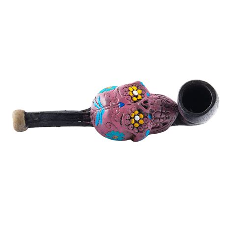 Pink Sugar Skull Hand Pipe Hand Pipes Gosensi