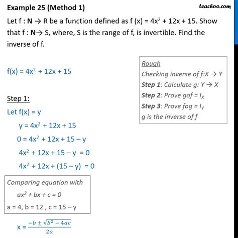 Example Let F X X X Show That F Is Invertible