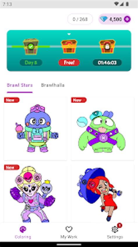 Android 용 Coloring Pages For Brawl Bs 다운로드