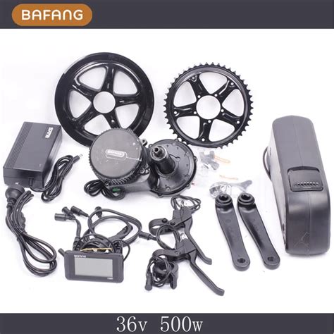 8fun Bafang 36v 500w C965 Bbs02 Mid Crank Drive Motor Ebike Kit36v 14