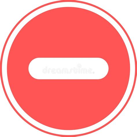 Minus Icon Subtract Icon Minus Button Stock Vector Illustration Of