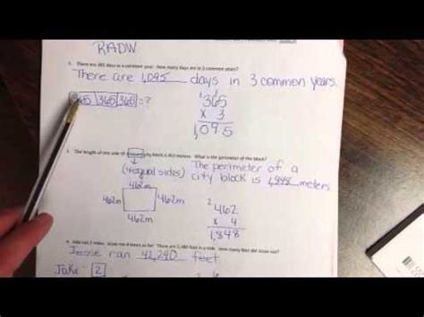 Module 3 Lesson 10 Problem Set Answers YouTube