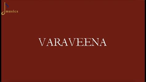 Varaveena Ragamohanam Youtube