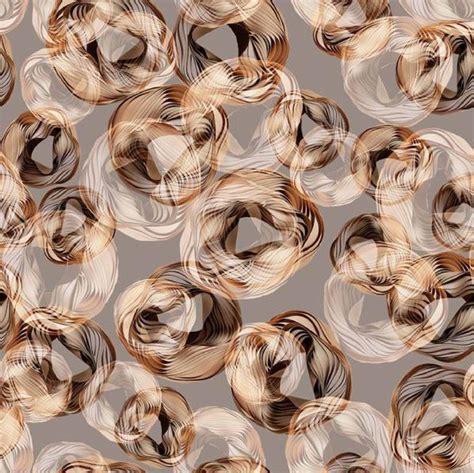 Abstract Circle Pattern Design On Gray Background