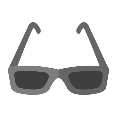 Premium Vector Eyeglasses Icon In Flat Color Style