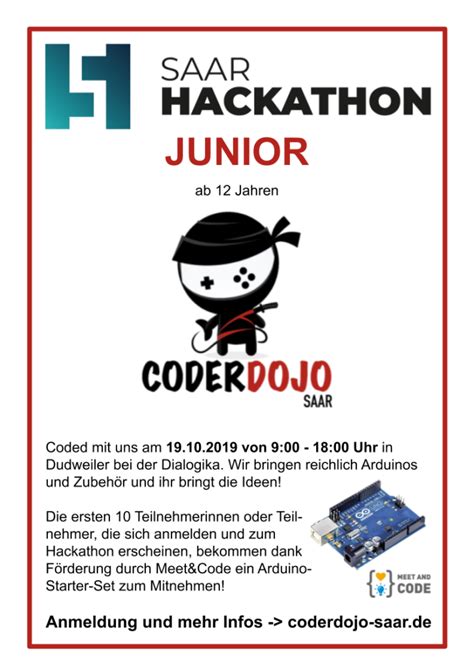 Oktober 2019 Coderdojo Saar De