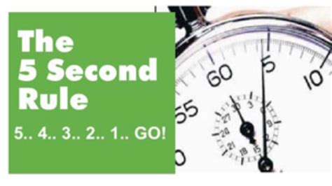 5 Second Rule For Success