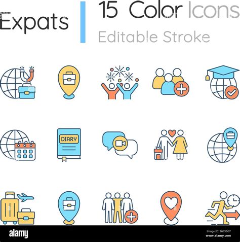 Expats Stock Vector Images Alamy