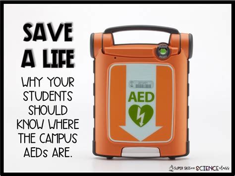 Save A Life Where Is Your Aed On Campus Super Sass And Science Class