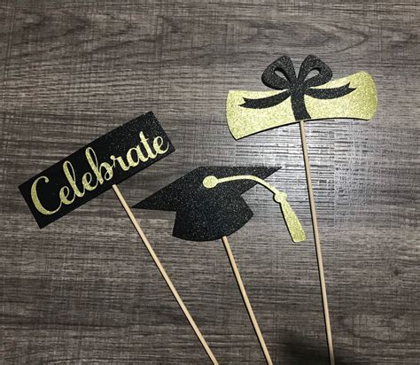 2024 Graduation Centerpiece Graduation Centerpiece Sticks Class Of 2024