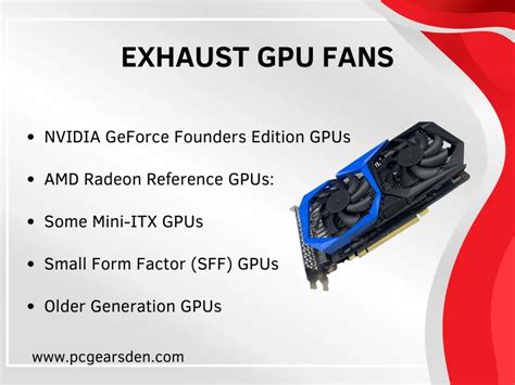How Intake Gpu Fans Are Different From Exhaust Gpu Fans Pc Gears Den