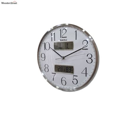 Buy Analog Digital Clock Analog Wall Clock With Digital Date Time