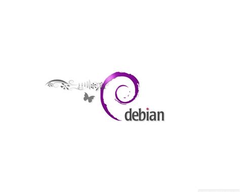 Debian Logo Morado K Uhd Wallpaper For Ultrahd Desktop And Tv Dual