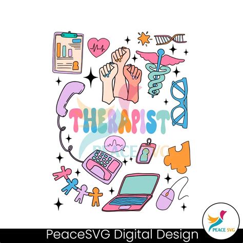 Therapist Mental Health Matters Svg Clipart Peacesvg