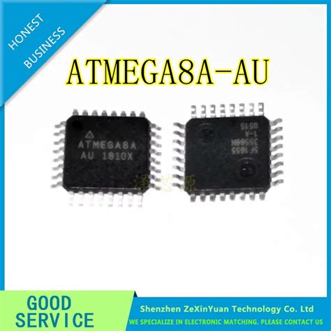 50pcs Atmega8 Atmega8a Au Tqfp32 8 Bit With 8k Bytes In System Programmable Flash Battery