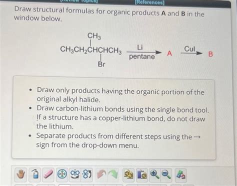 [Solved]: Draw structural formulas for organic products A