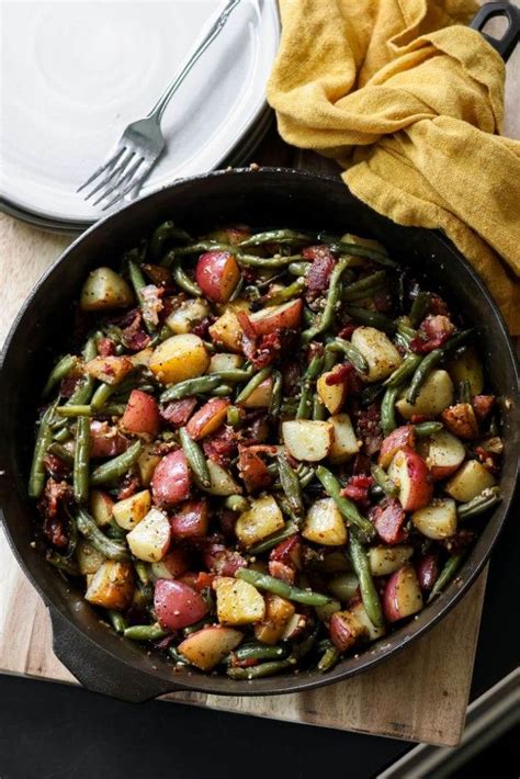 New Potatoes With Green Beans And Bacon Rocky Hedge Farm