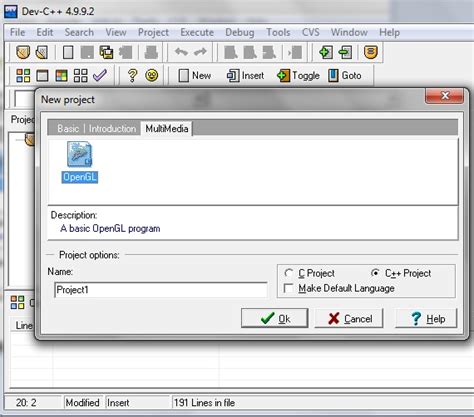 Calm Envy Membuat Garis Menggunakan Opengl