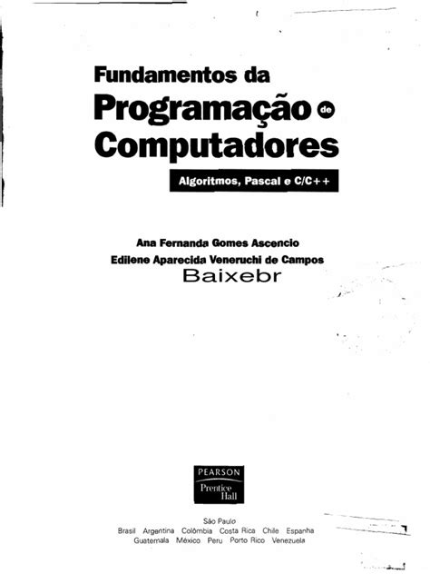 Livro Fundamentos Da Programação Pdf