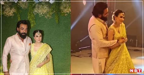 Bobby Deol Performed Romantic Dance With Wife Tanya At Nephews Wedding