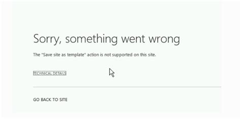 Save Site As Template Missing My Sharepoint Resource