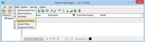 Microstation Attached Raster Is Not Displayed In Raster Manager Communities