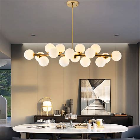 CROSSIO Post Modern Gold Chandelier Rectangle Pendant Ceiling Light