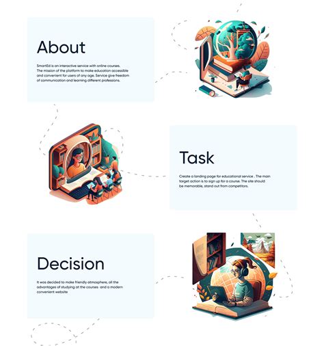 E Learning Platform Landing Page Ux Ui Design On Behance