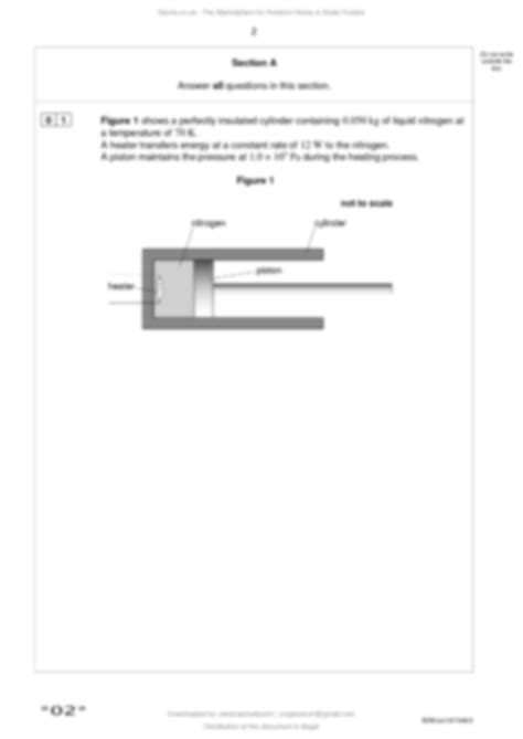 SOLUTION Aqa A Level Physics Paper Question Paper Studypool